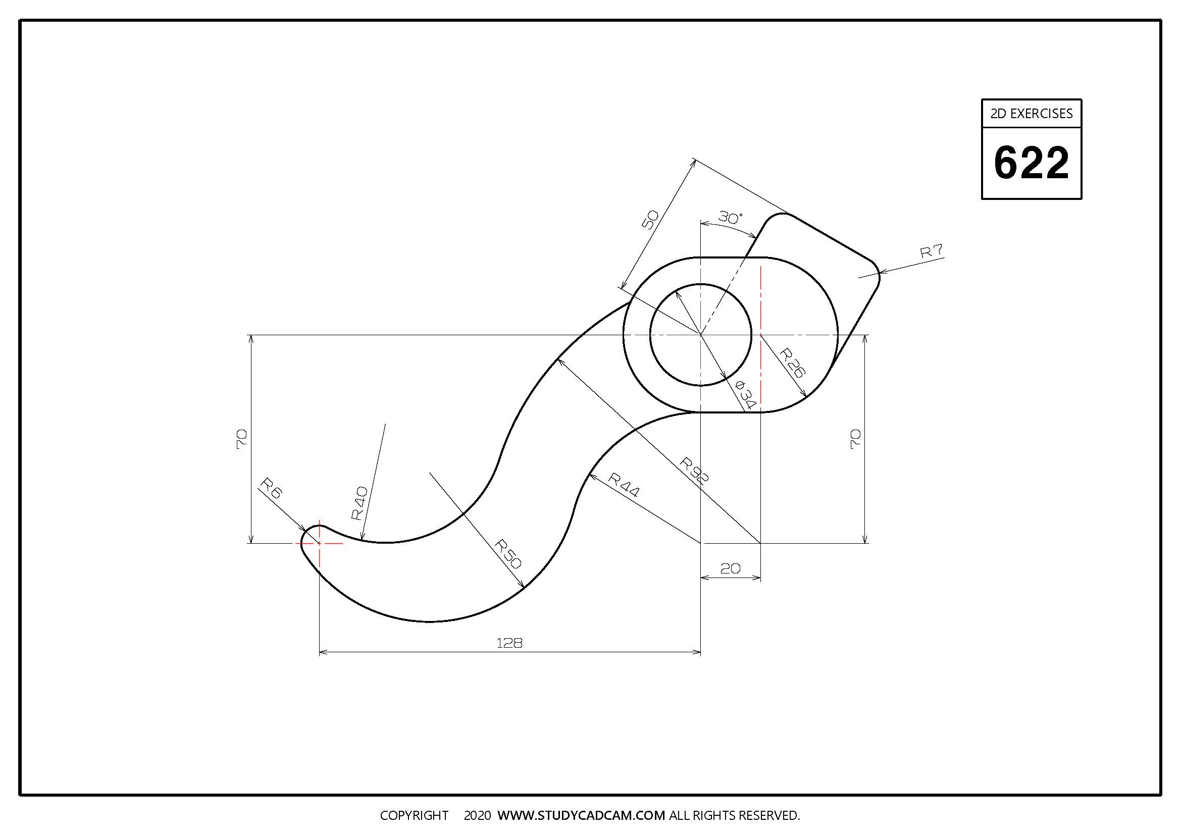 STUDYCADCAM 2D CAD EXERCISES 622 (PDF) - Payhip