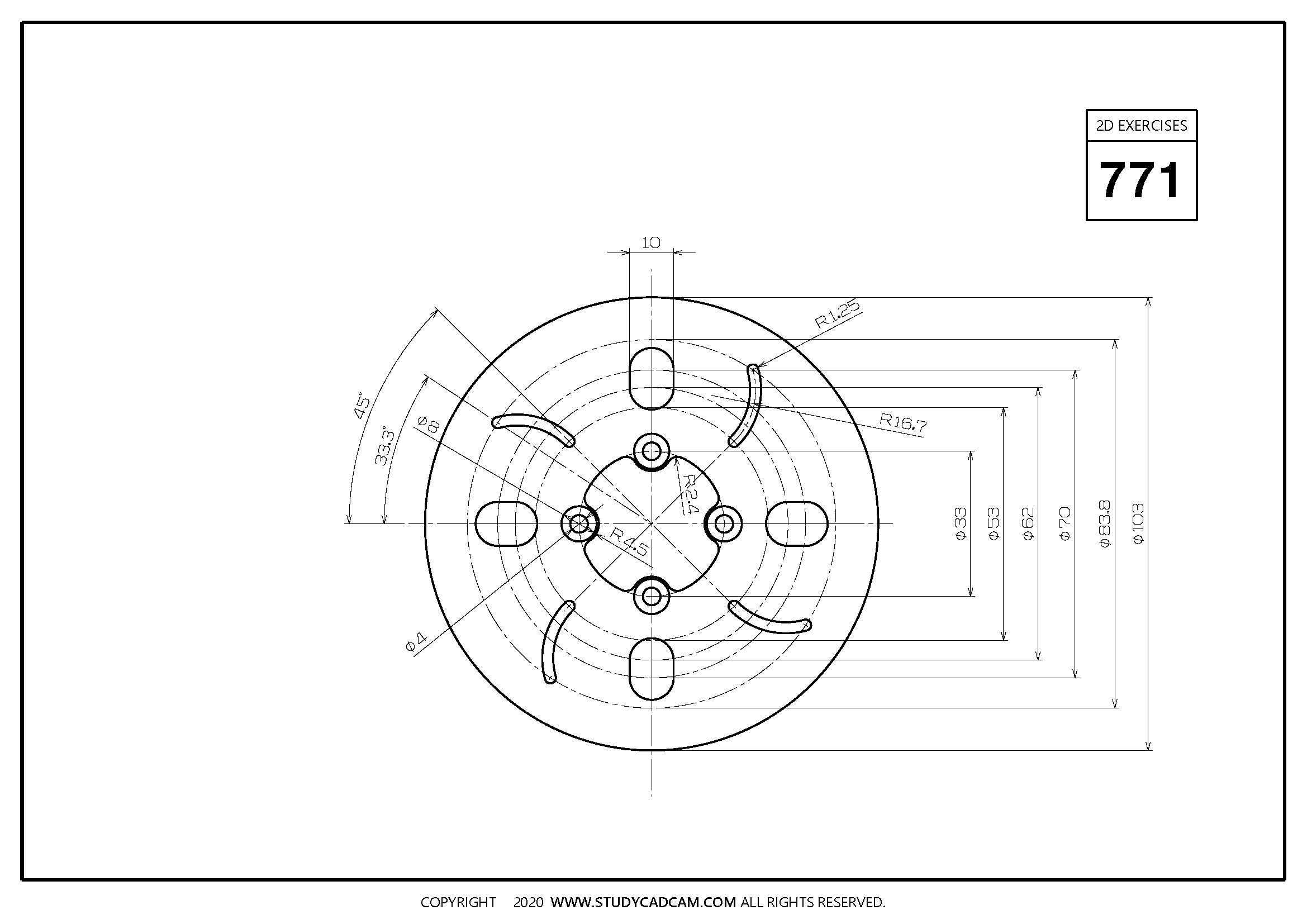 STUDYCADCAM 2D CAD EXERCISES 771 (PDF) - Payhip