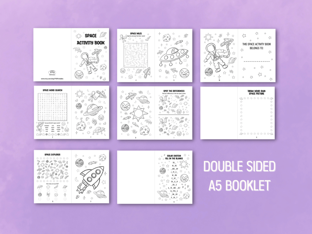 Printable Space Activity Book