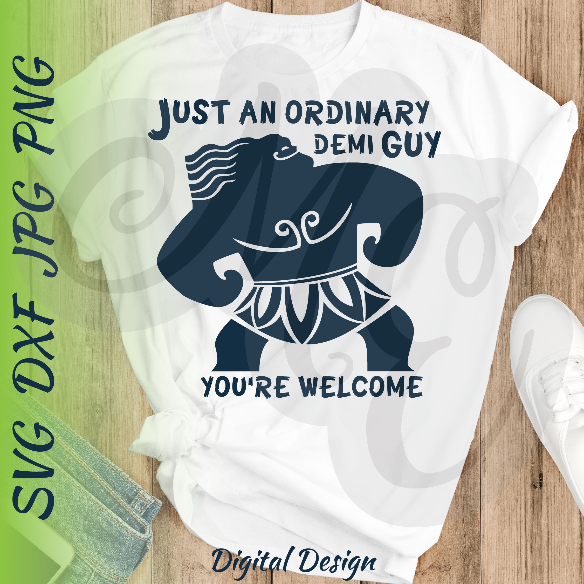 Maui Just an Ordinary Demi Guy | Moana SVG, DXF - Payhip