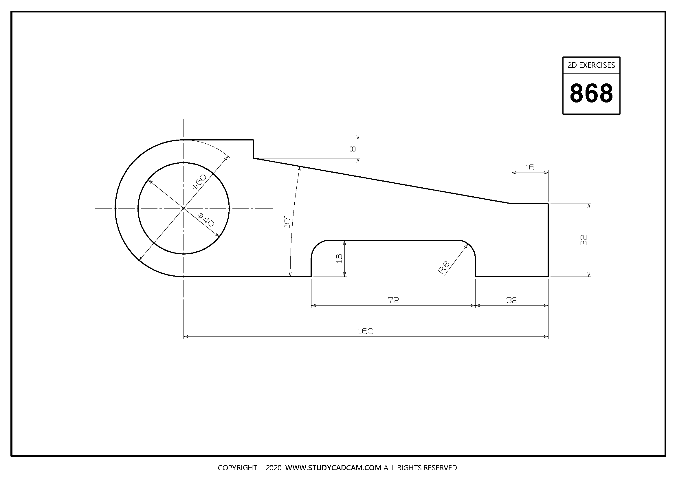 STUDYCADCAM 2D CAD EXERCISES 868 (PDF) - Payhip