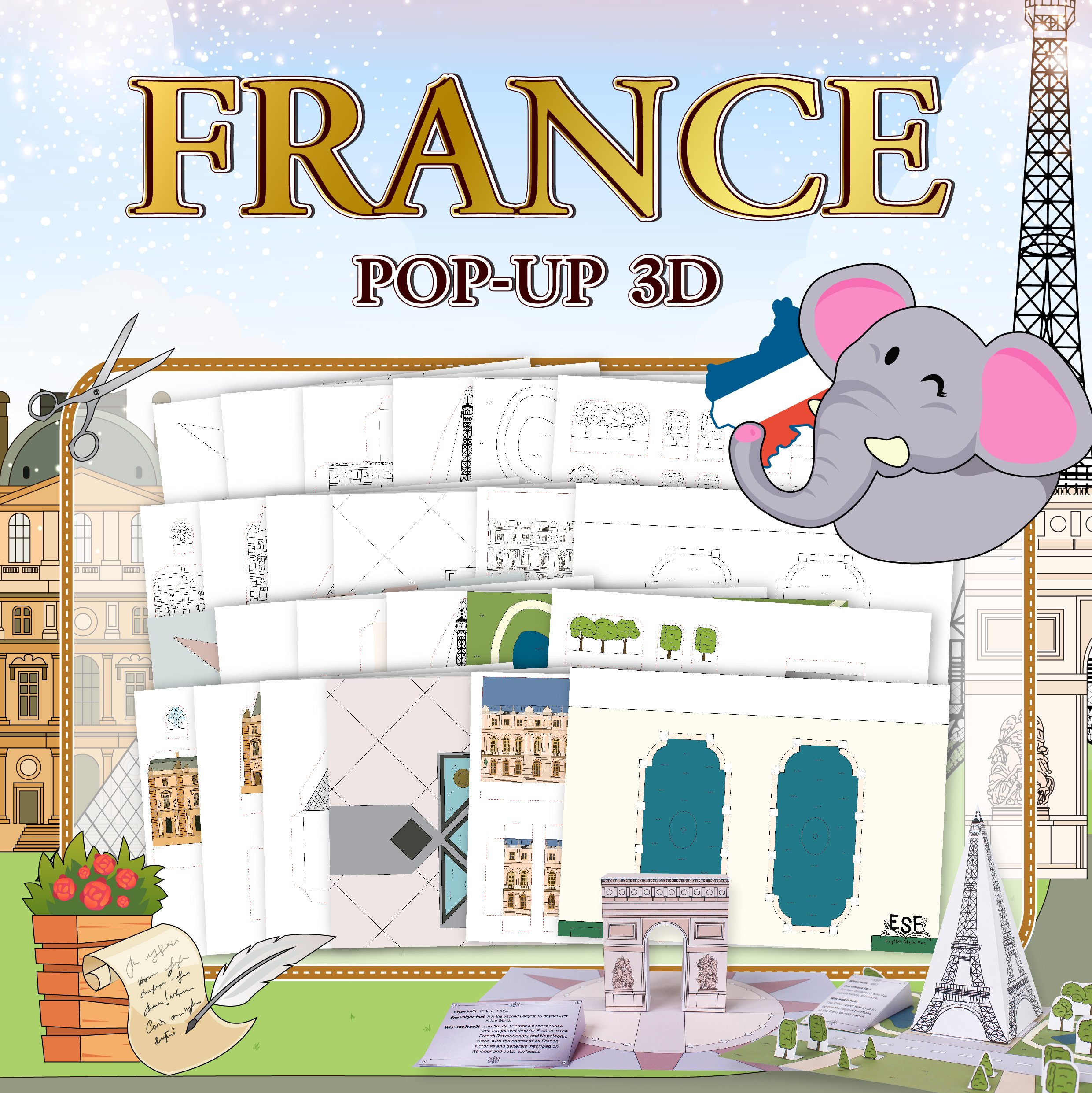 French Pop-Up Scenes and History - Payhip