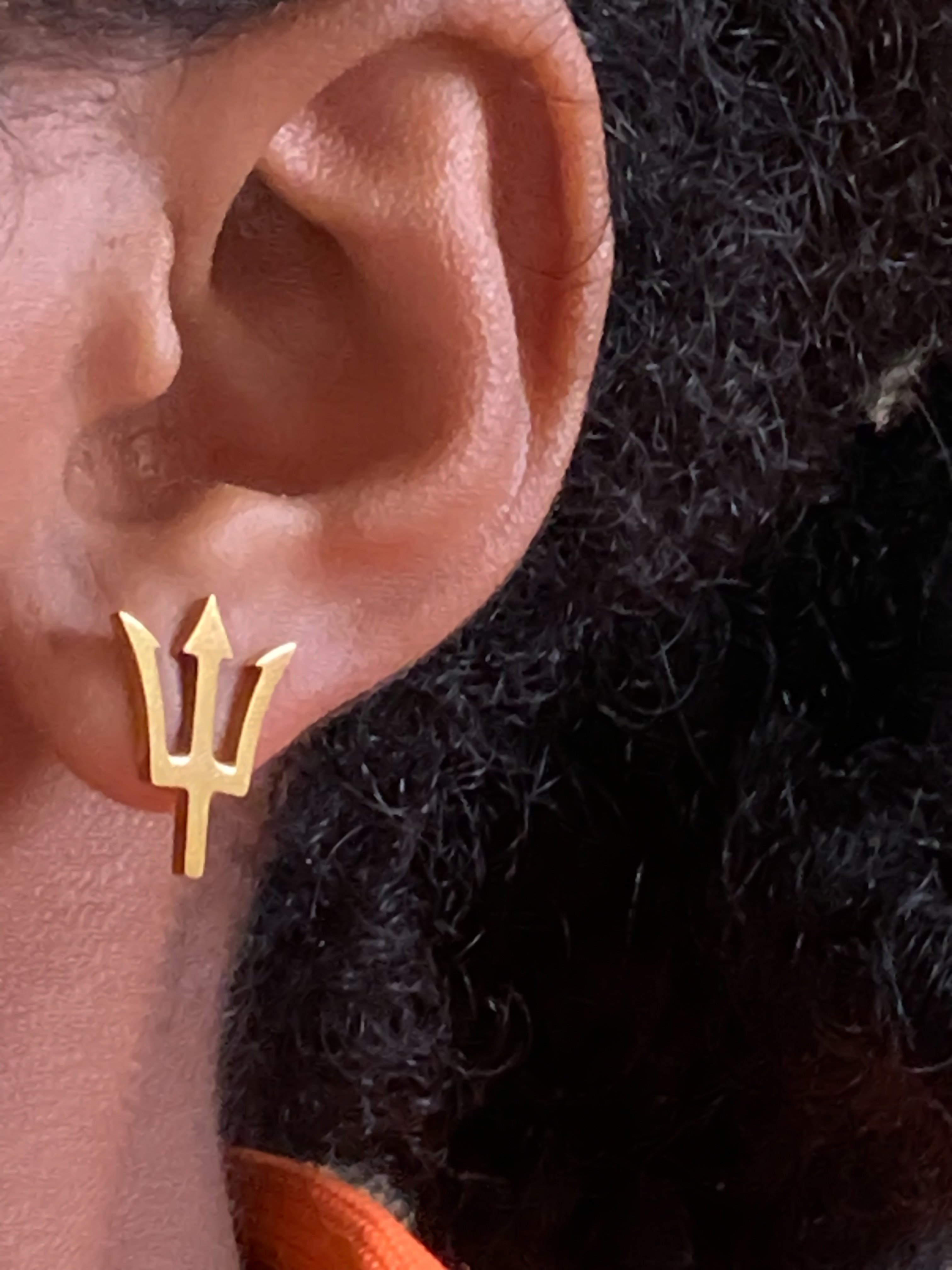 Molasses Broken Trident Stud Earrings - Payhip