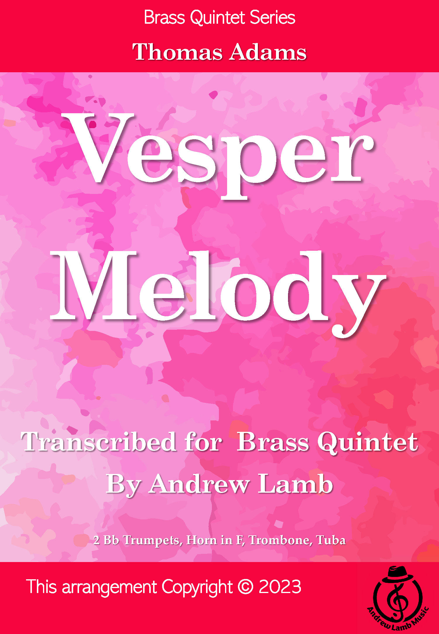 Thomas Adams | Vesper Melody | for Brass Quintet - Payhip