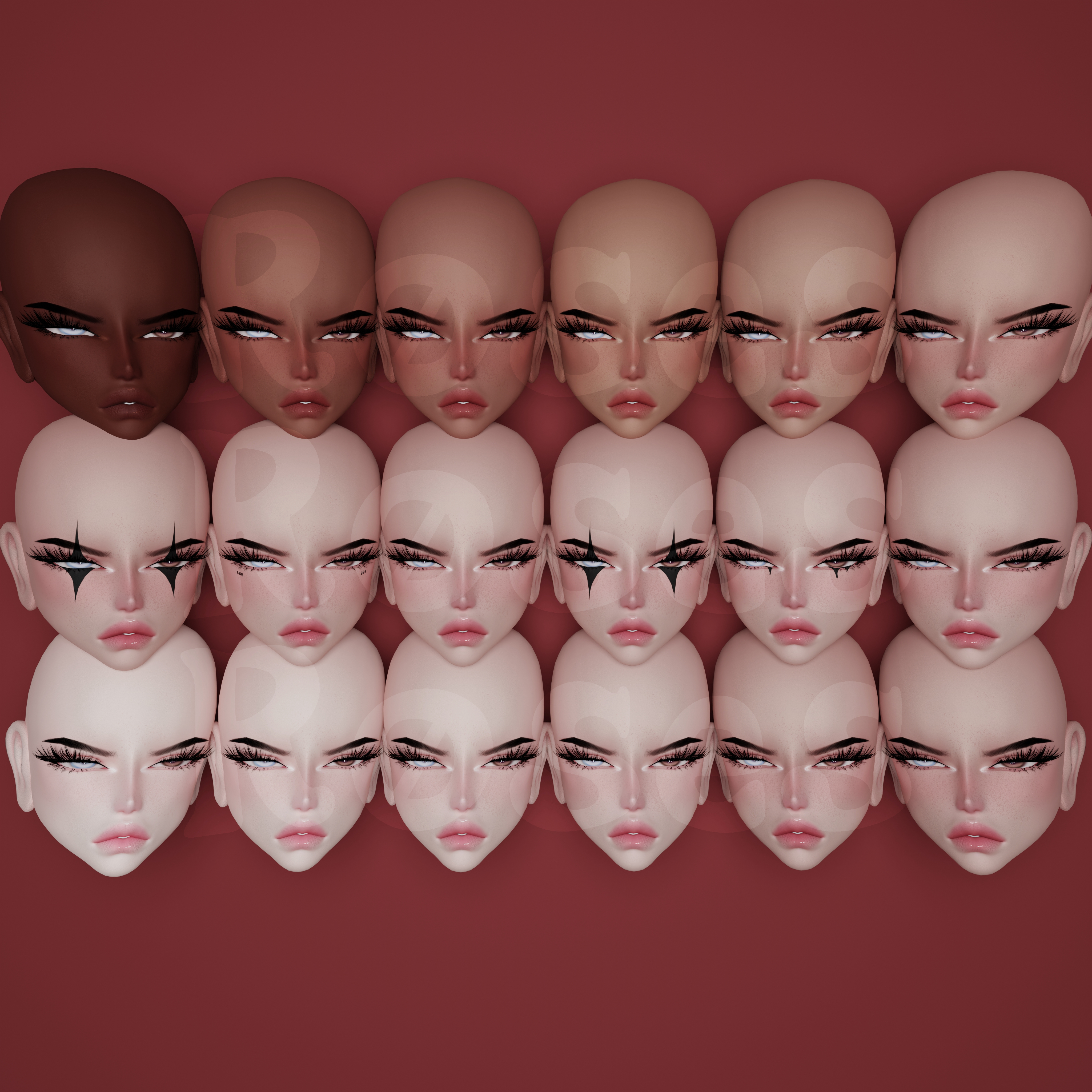 Spark | Amelia Head Texture | 4K
