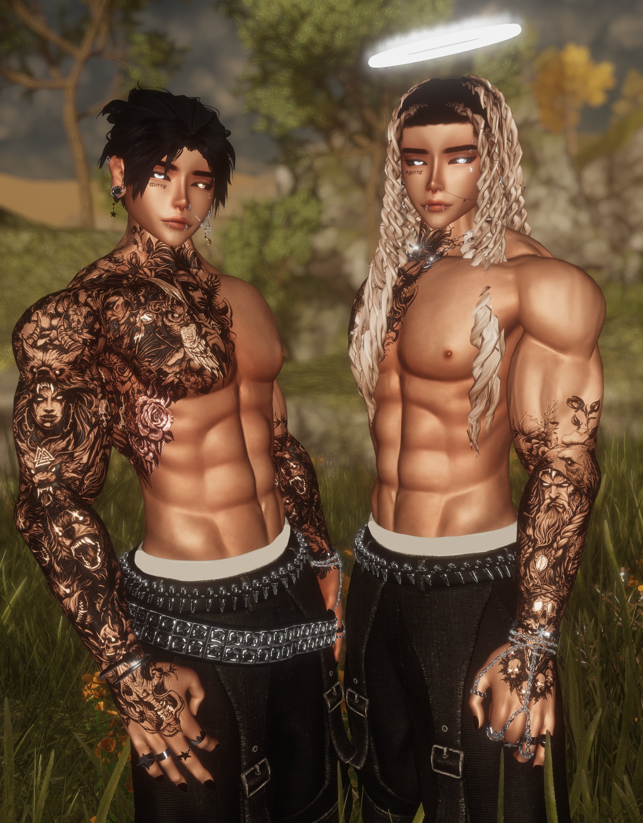 Ragnarok Texture (Akii Base Male / Exo Base Male v3.1 / Misty Ace v2 ...