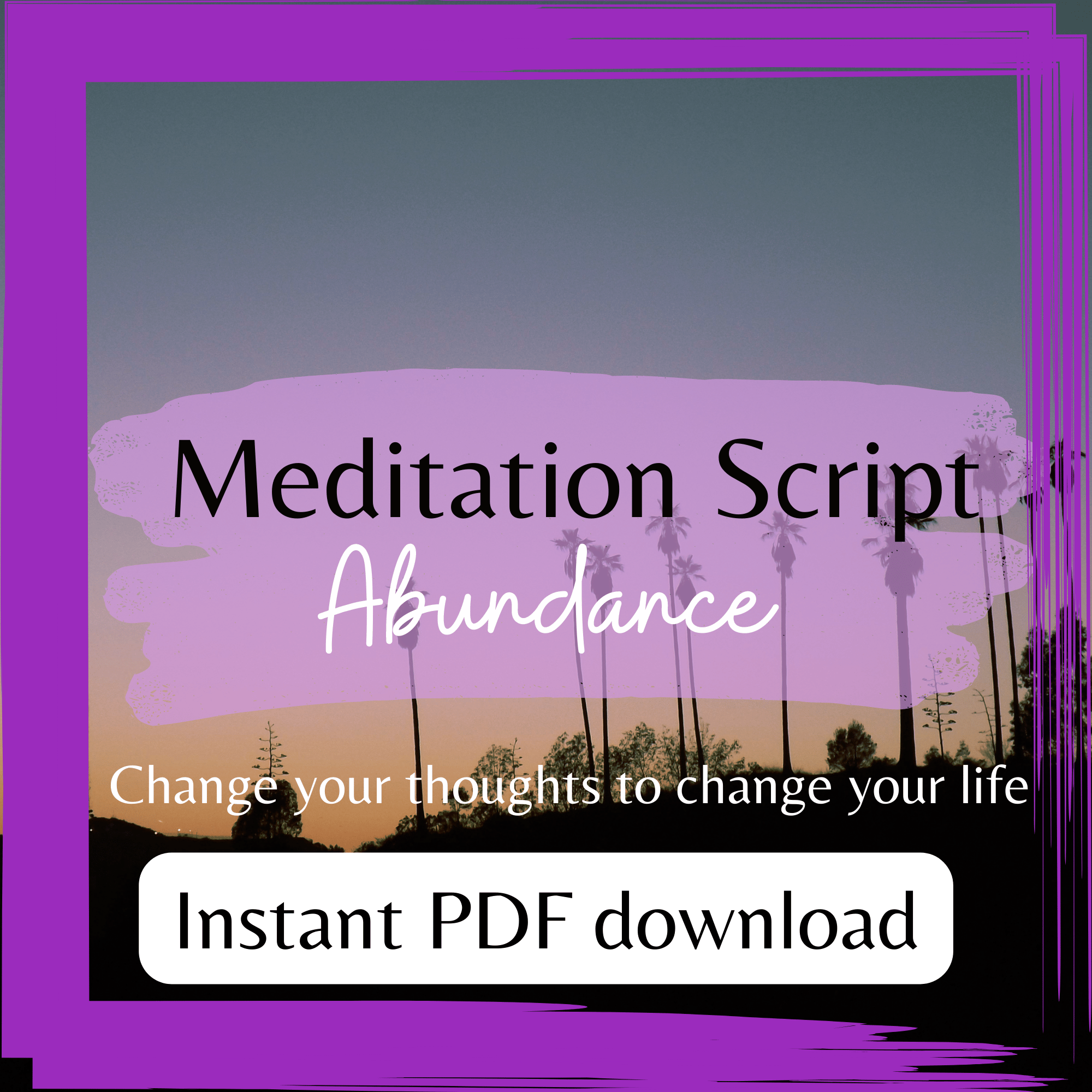 Abundance meditation script from Selfcare Karen - Payhip