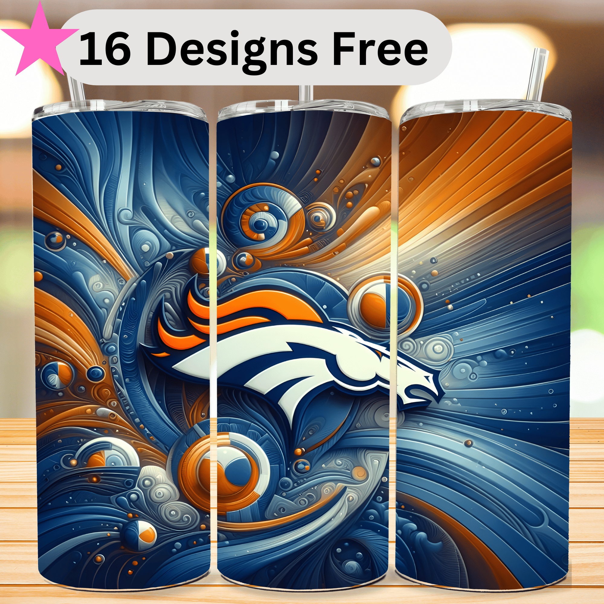 Broncos Tumbler Wrap - Payhip