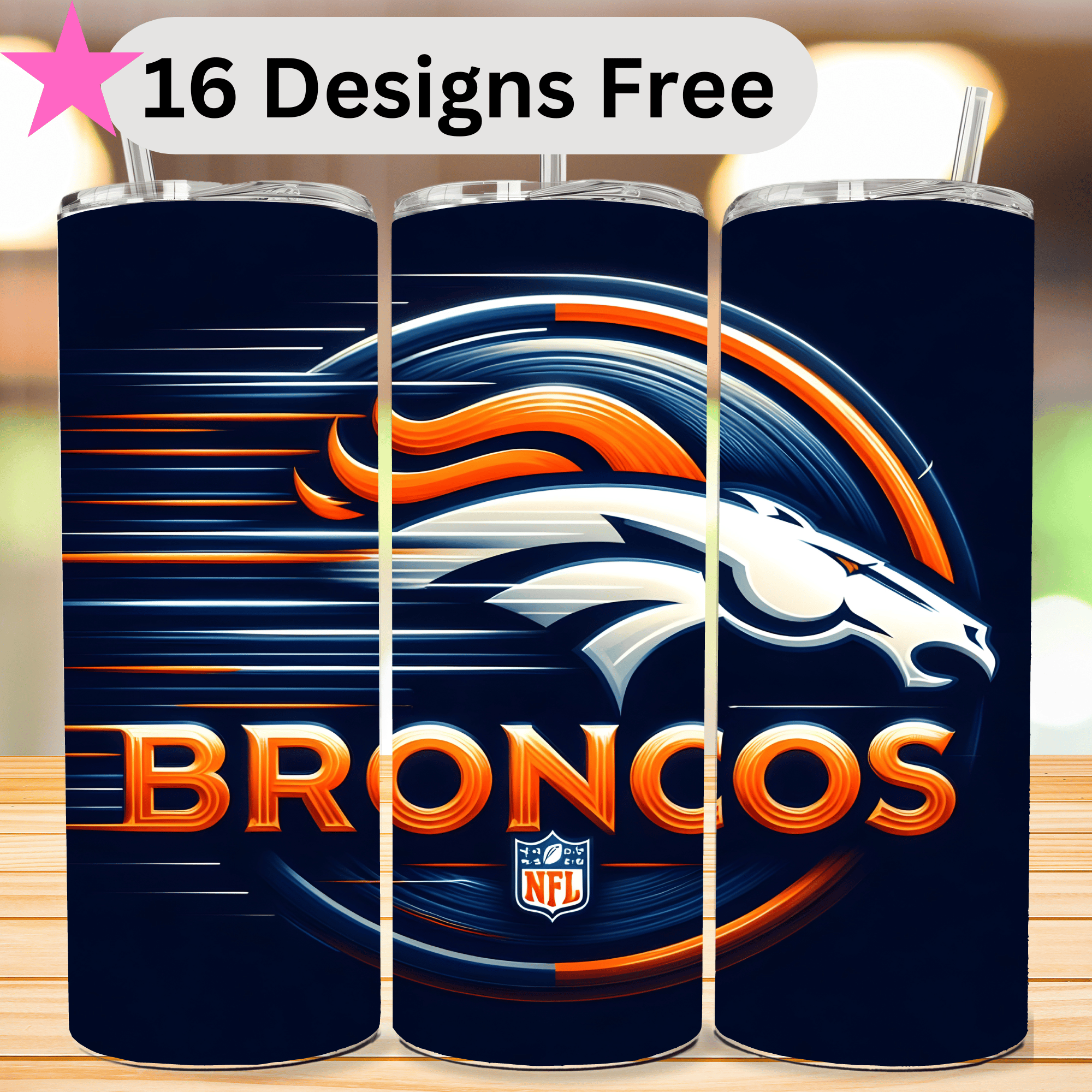 Broncos Tumbler Wrap - Payhip