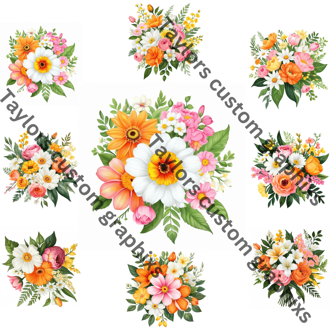 Spring Floral Clip Art