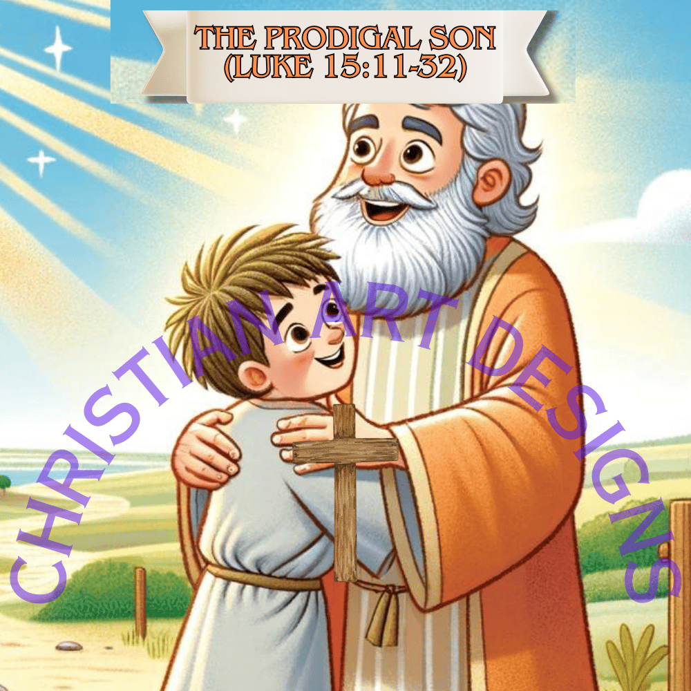 Children’s Bible Stories Collection: Prodigal Son Bible Story Colouring ...