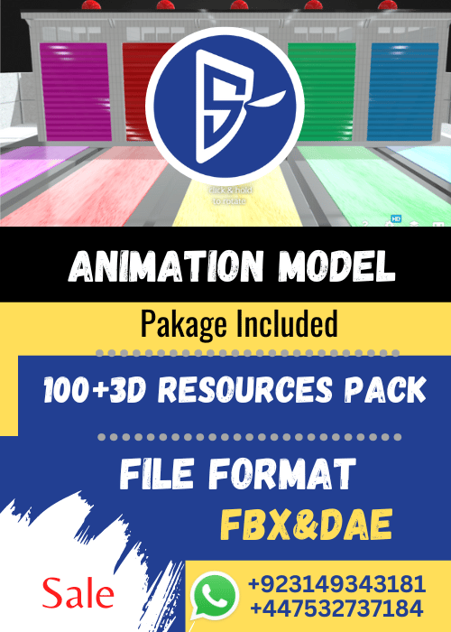 Animation 3D Model Package with Texture - Payhip