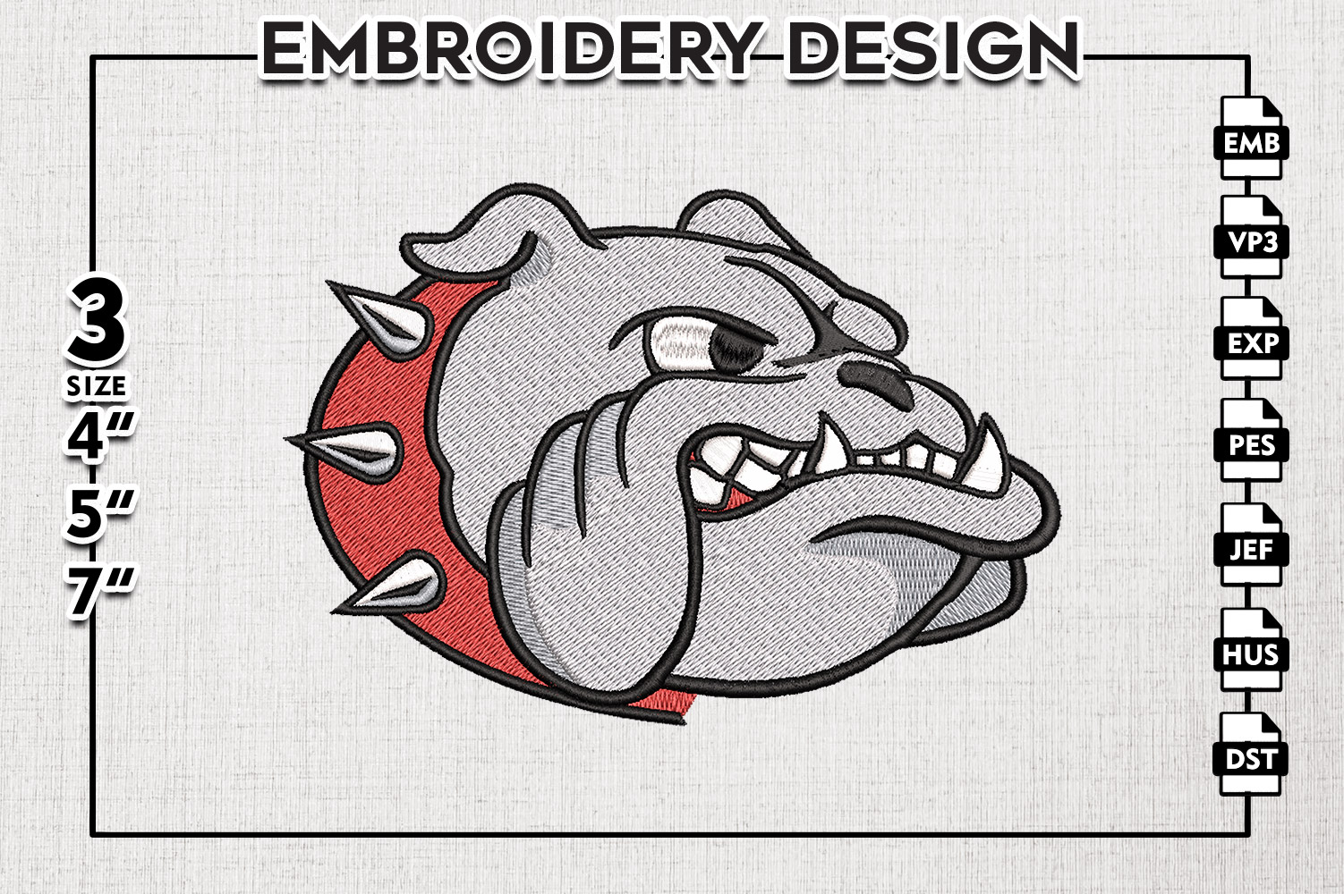 Samford Bulldogs Ncaa Mascot Logo Embroidery, NCAA Samford Bulldogs ...