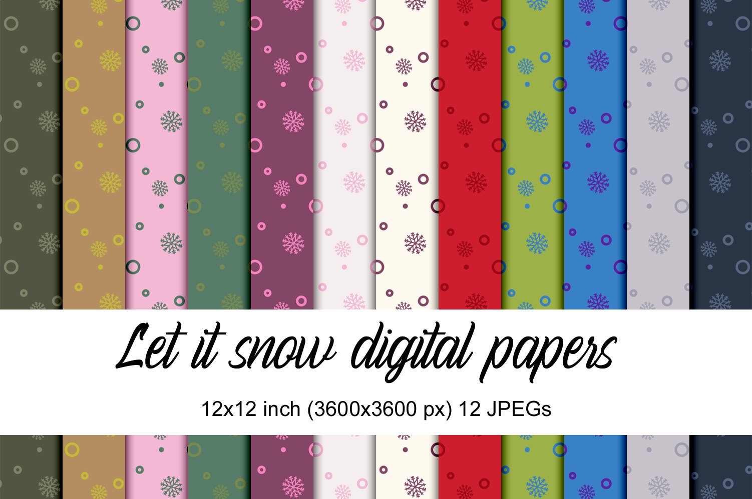 Let it snow papers - Payhip