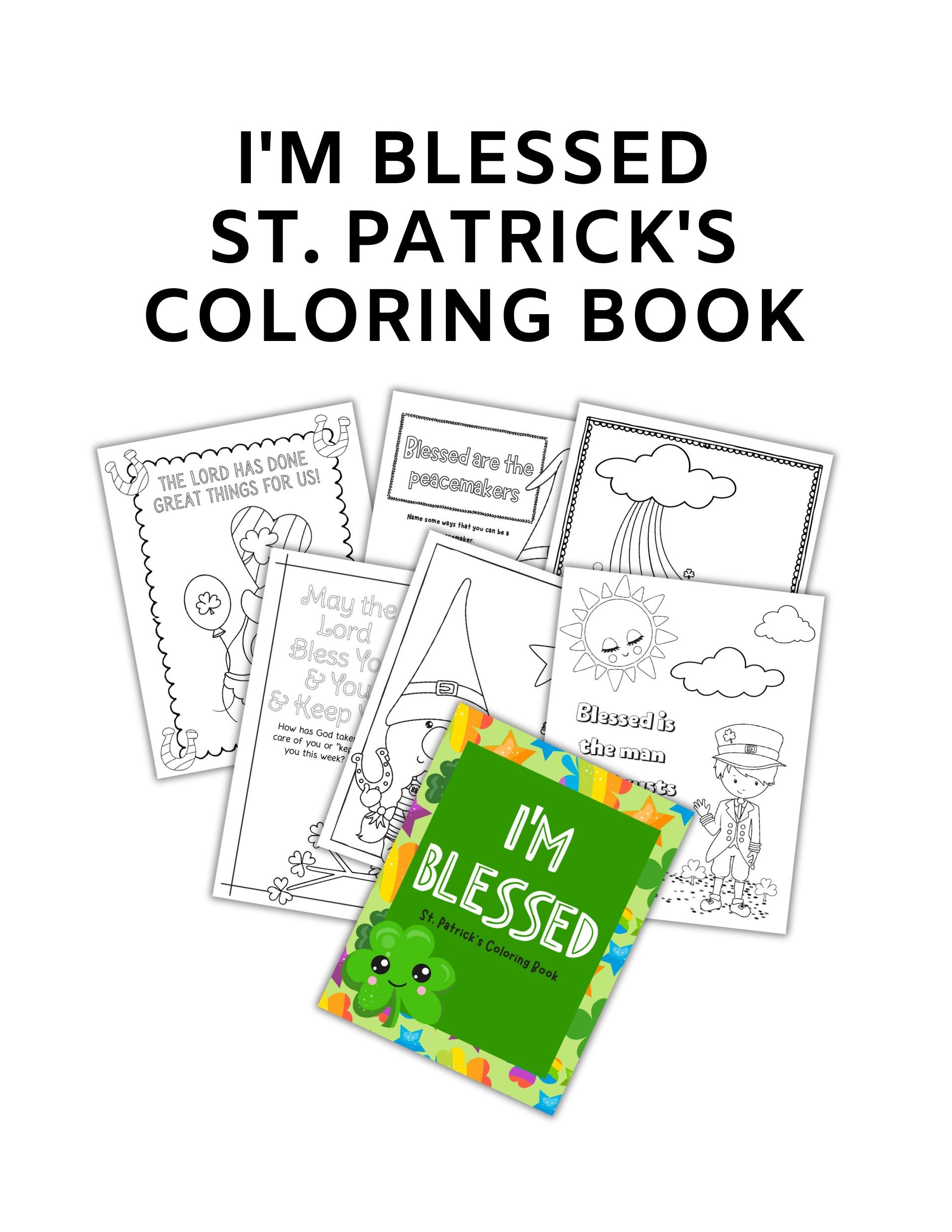 I'm Blessed St. Patrick's Coloring Book