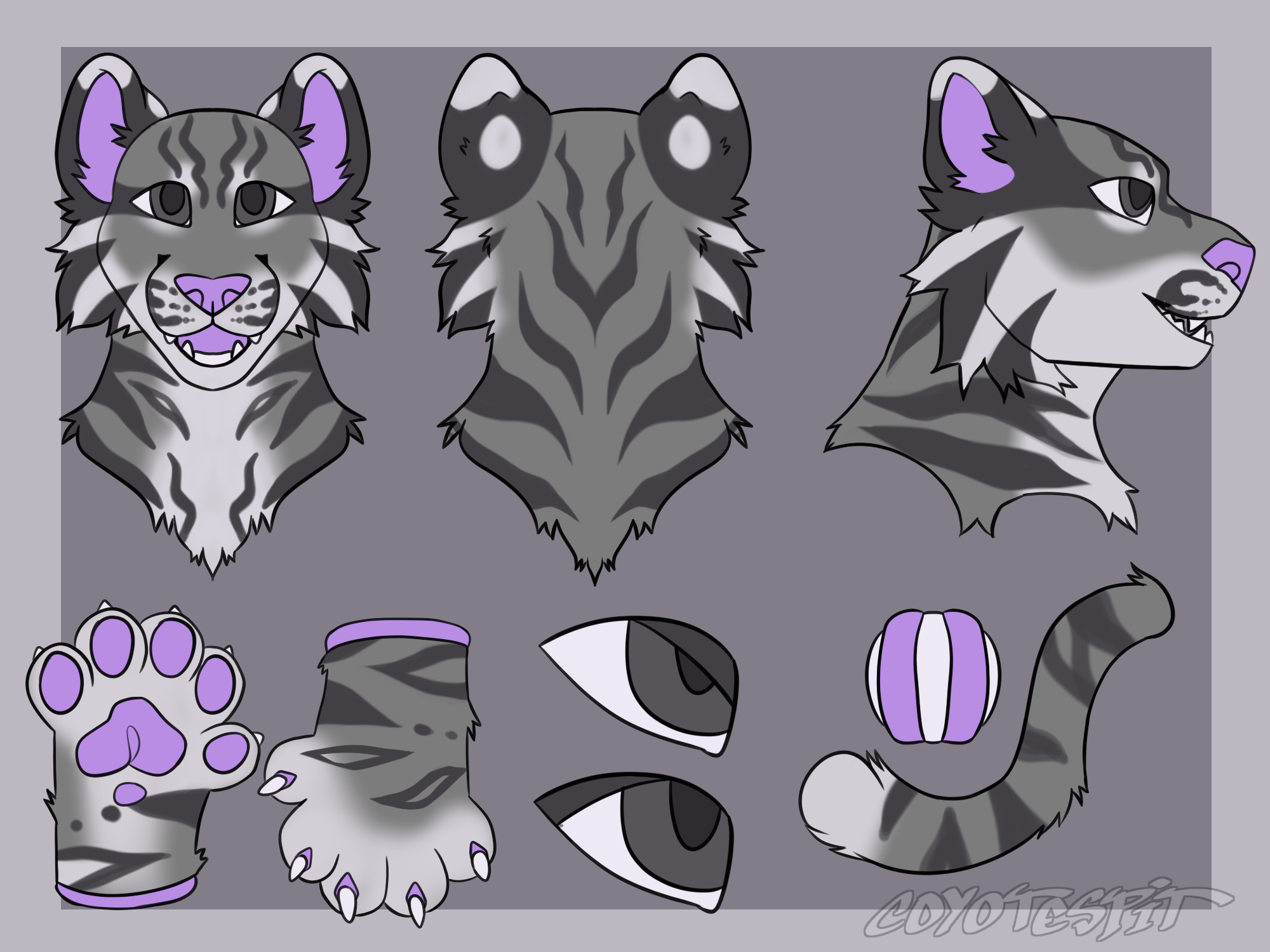 F2U Big cat fursuit ref base - Payhip