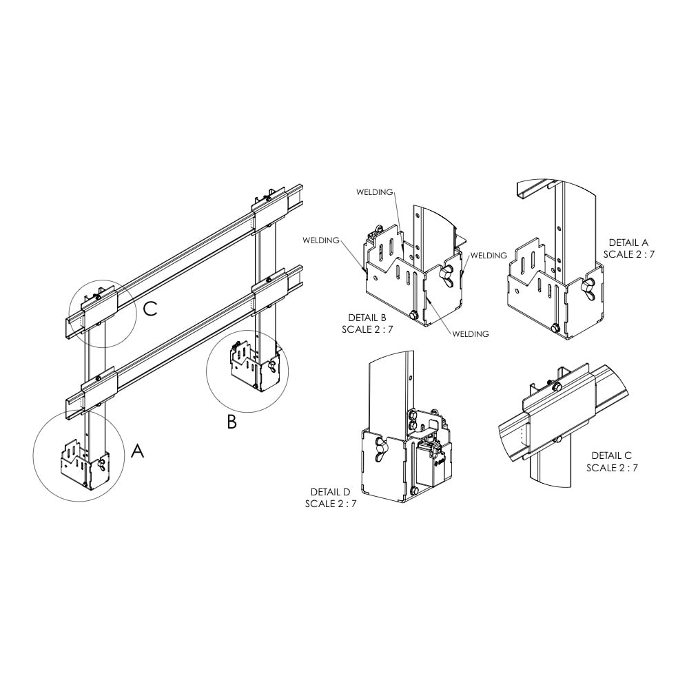 Balustrade Full (Standard, Folding, Telescopic)