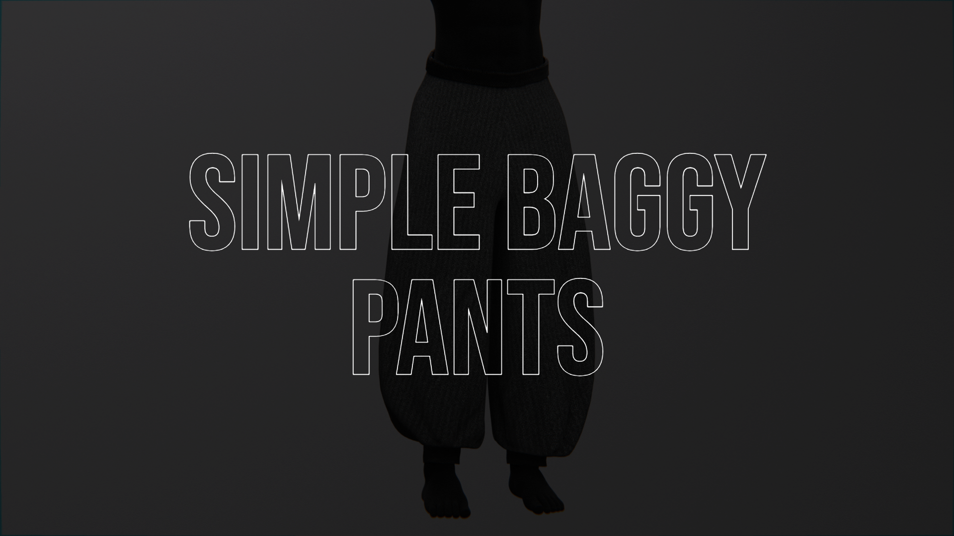Simple Baggy Pants - Payhip