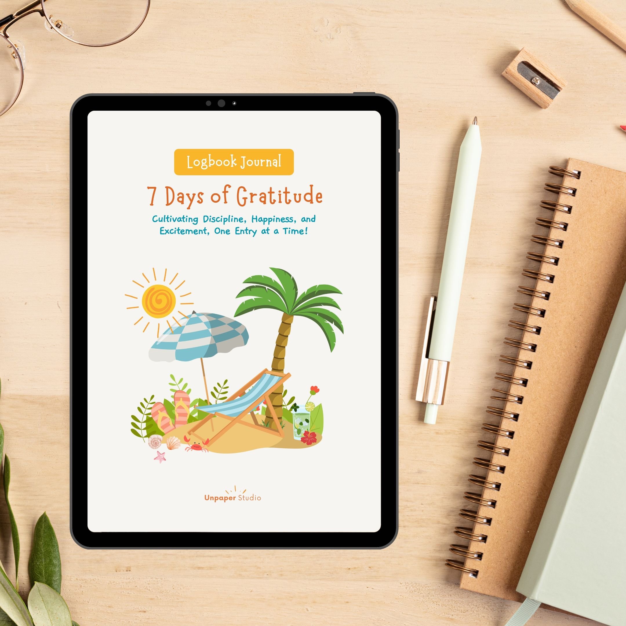 7 Days Gratitude Journal | Summer Theme - Payhip