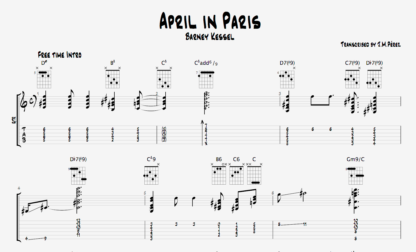 Barney Kessel - April in Paris - Payhip