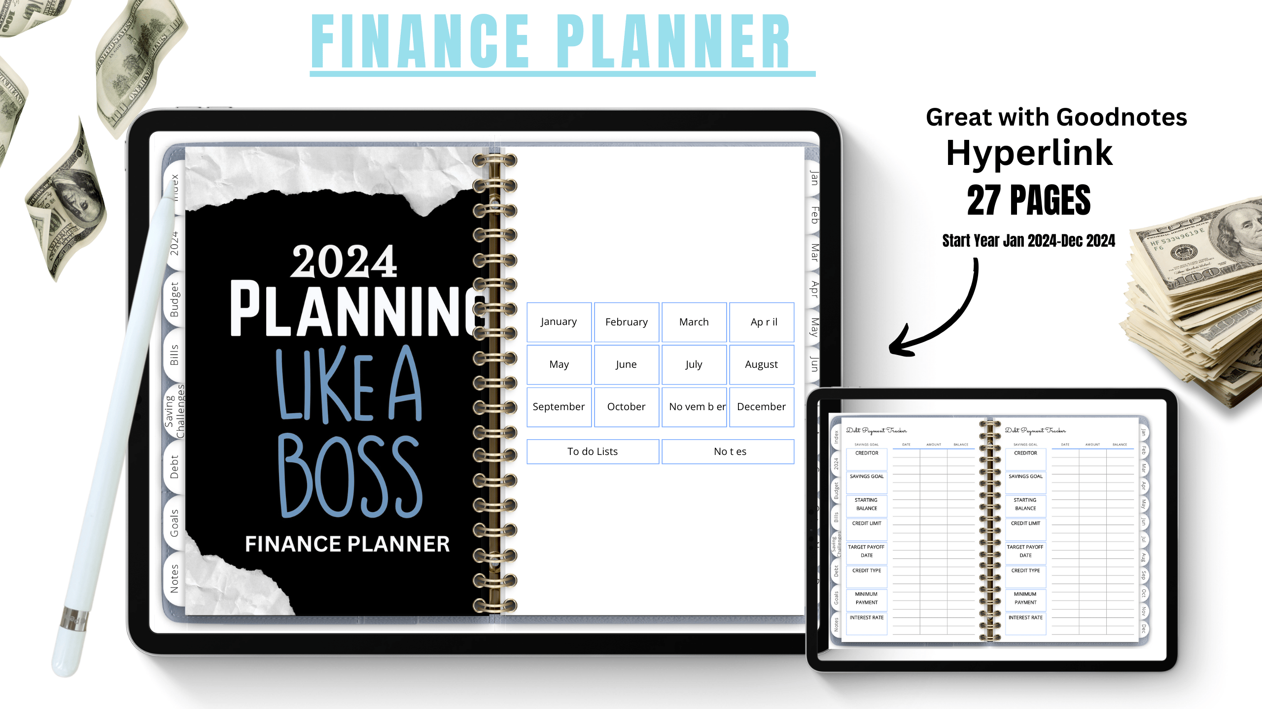 Finance planner (planning like a boss) - Payhip