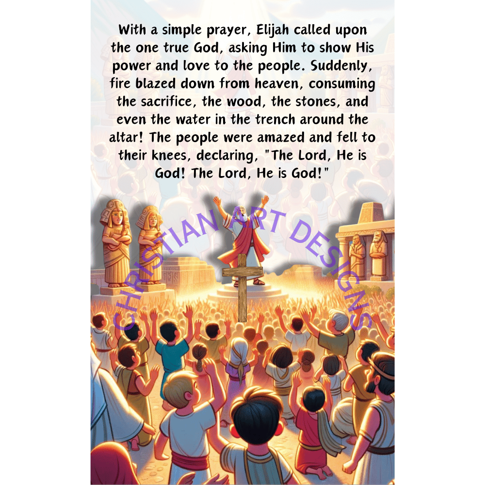Children’s Bible Stories Collection: Elijah and the Prophets of Baal ...