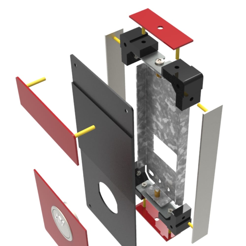 Landing Operating Panel - LOP (Flat, Mounted)