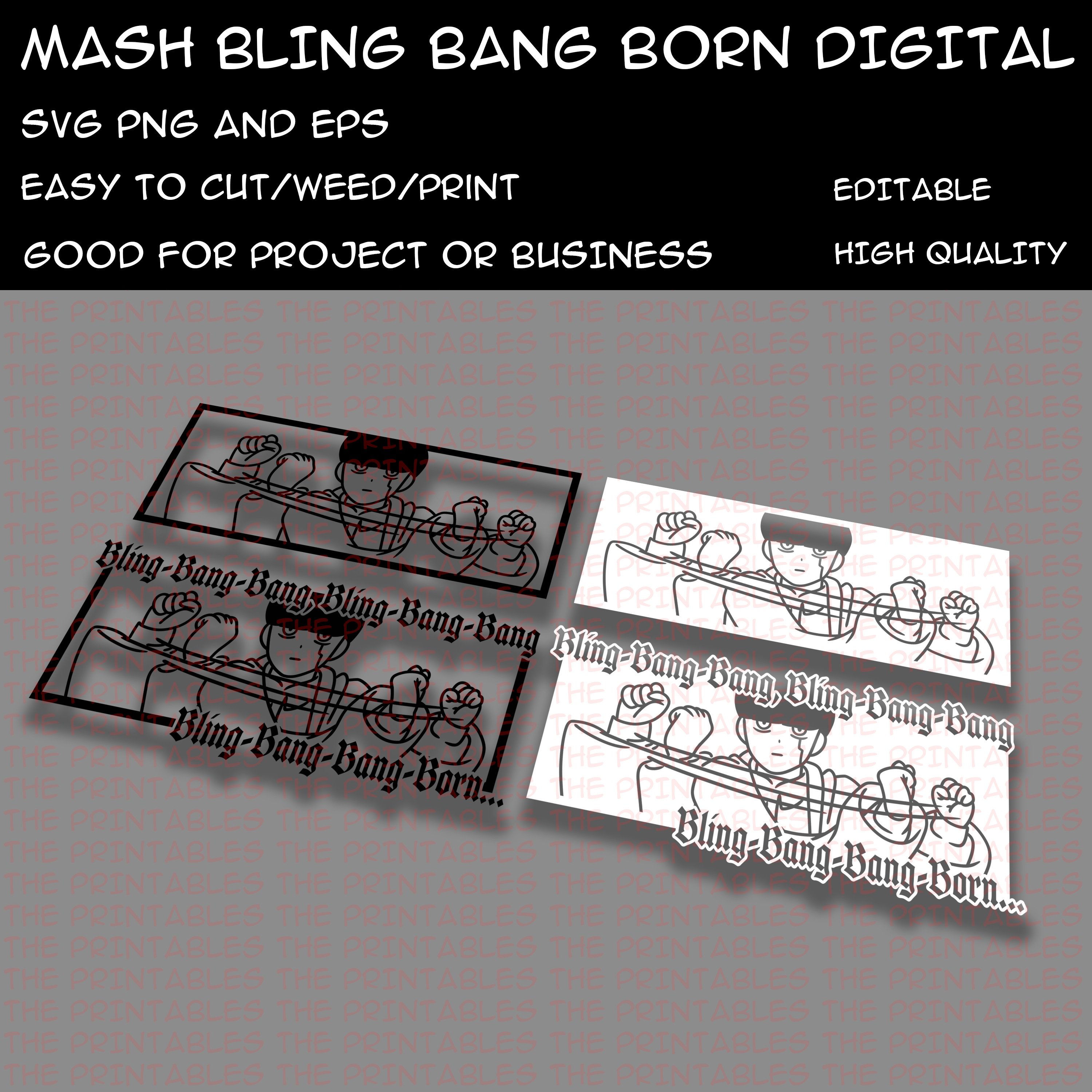 Mashle Bling Bang Born Digital File - Payhip