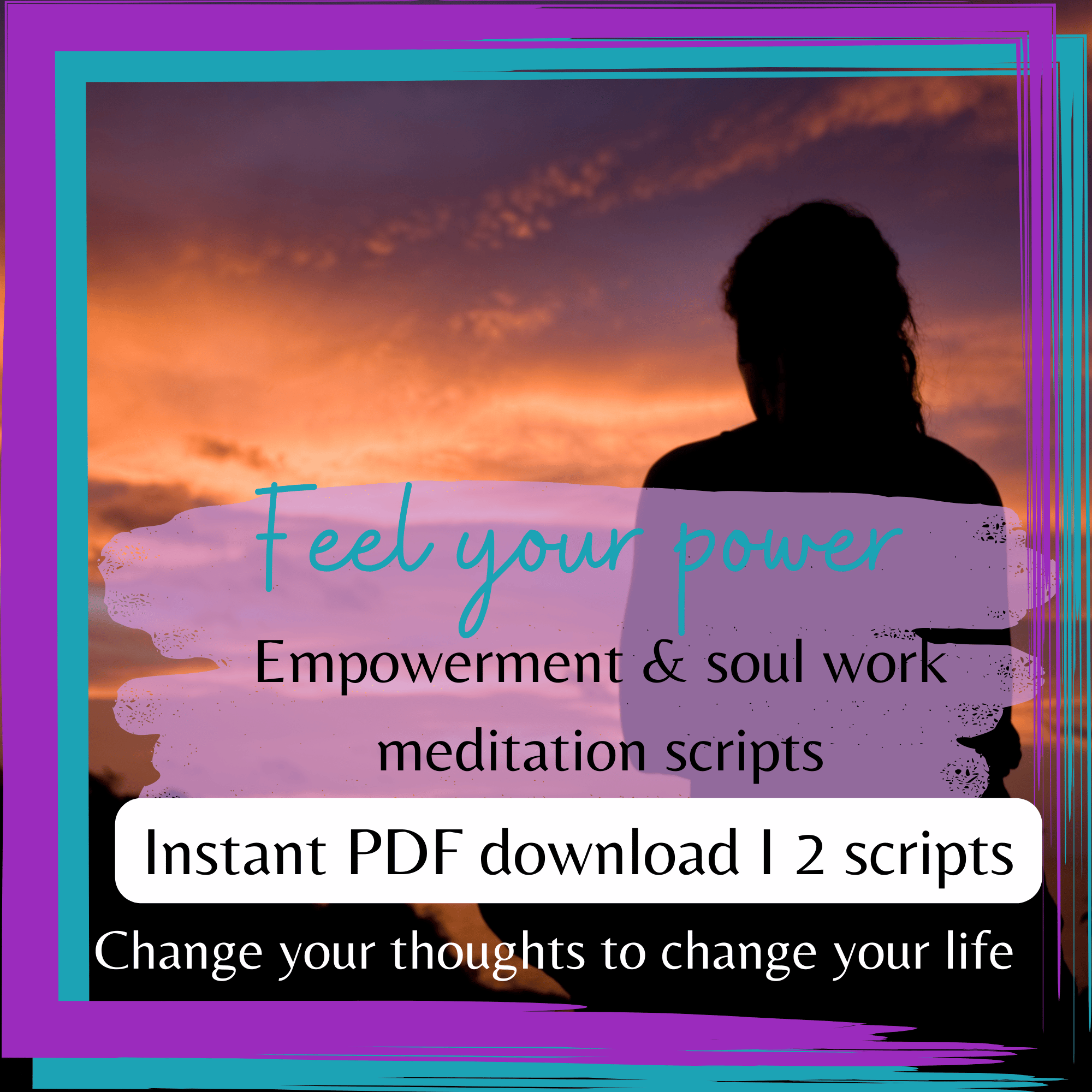 Feel your power meditation 2 scripts bundle from Selfcare Karen - Payhip