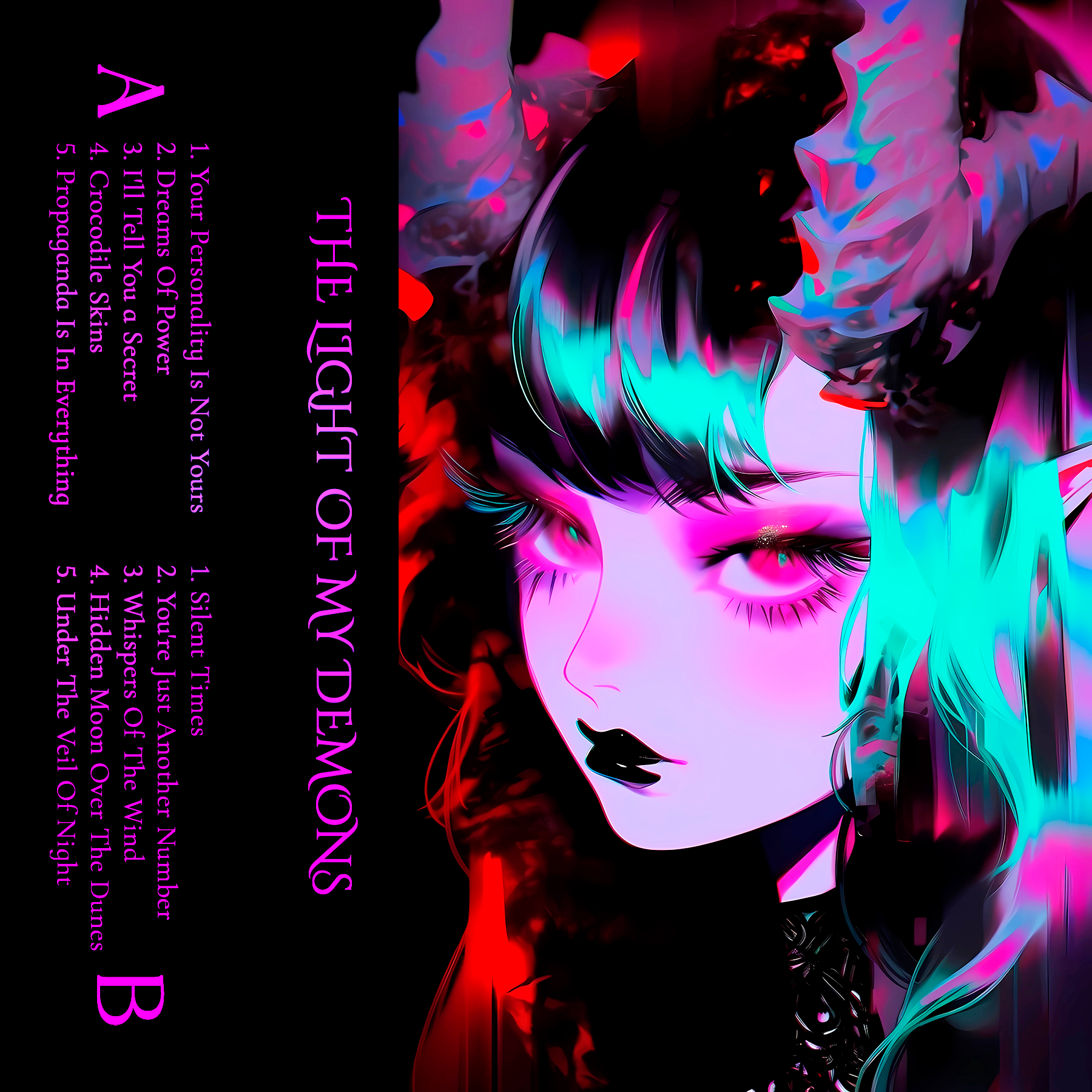 The Light Of My Demons Cover Art PSD - Payhip