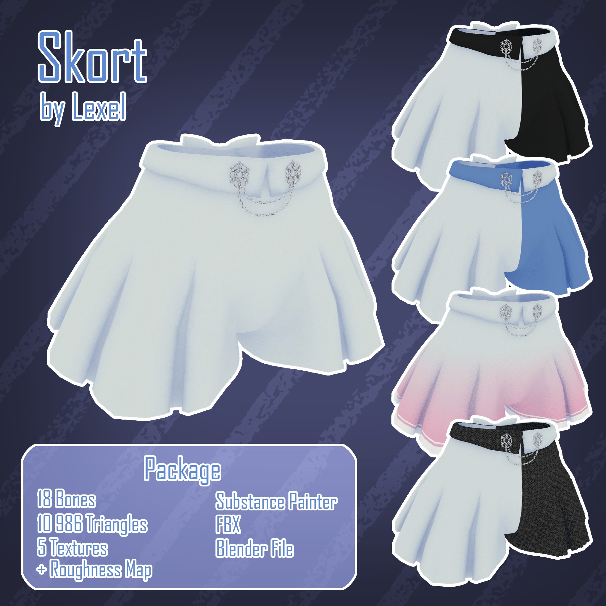 Skort - Fitted to Ice Base | Personal & Commercial License - Payhip