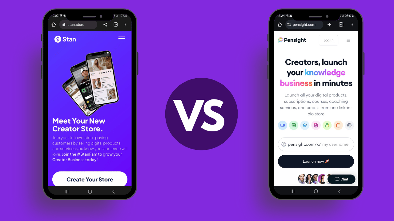 Pensight vs. Stan Store: The Best Platform To Sell Digital Products