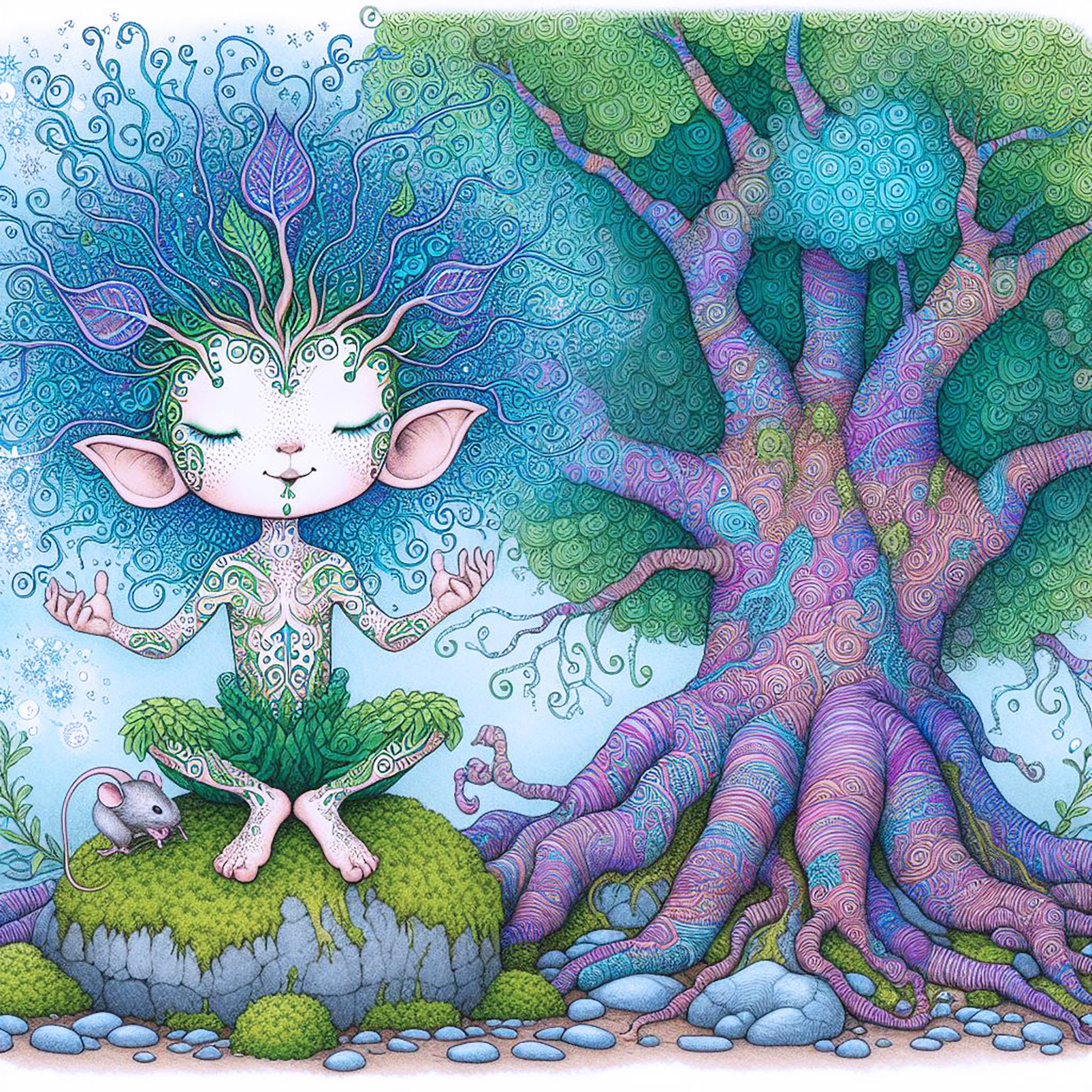 Colourful Boy Tree Nymph 5 - Payhip