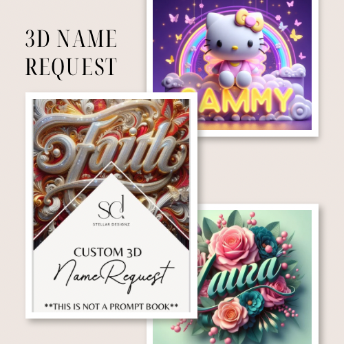 Stellar Designz - Custom 3D Name Request - Payhip
