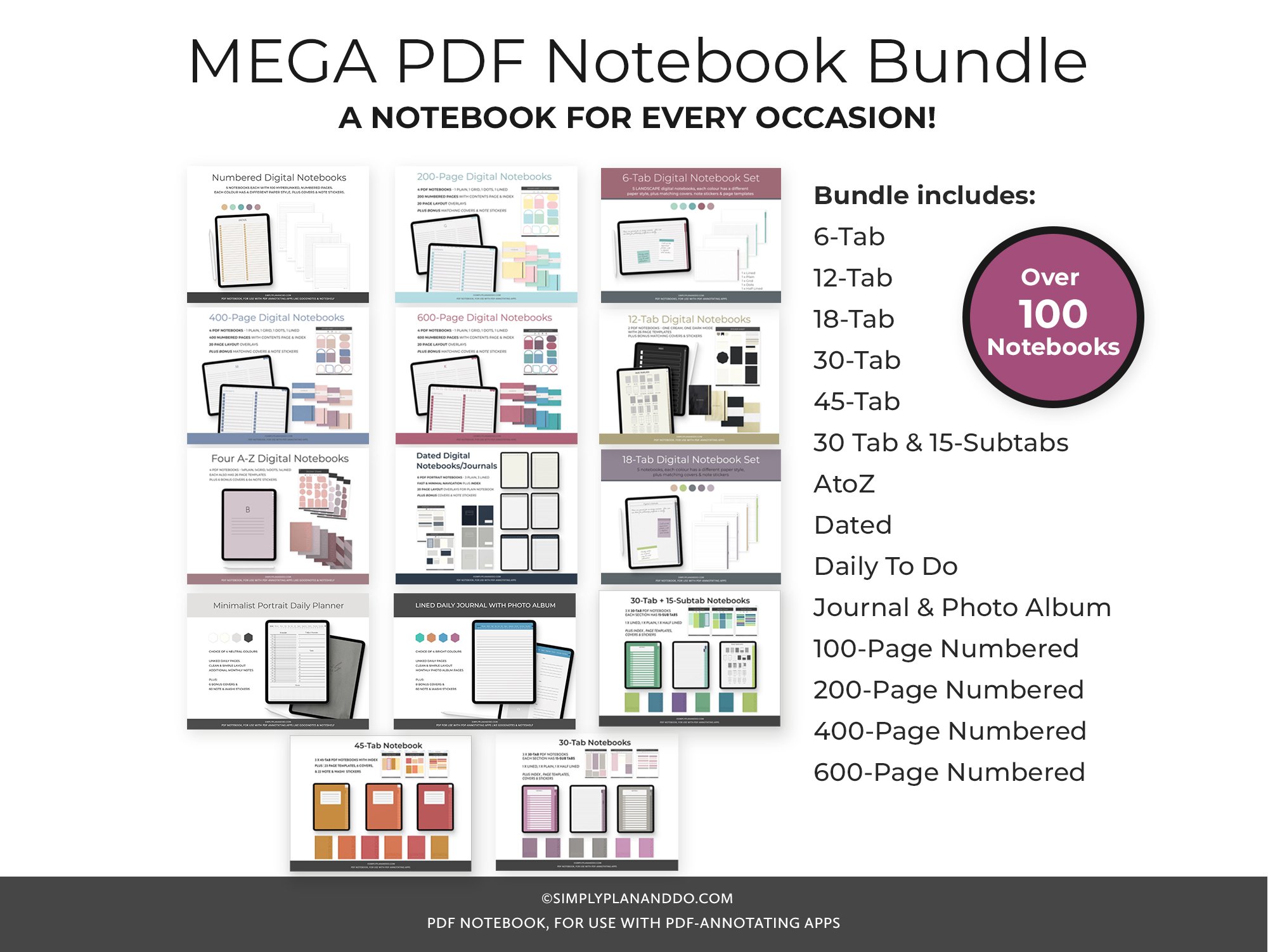 Simply Plan and Do - Bundles