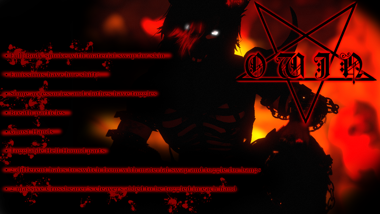 O W I N - Hell Hound Male DPS NSFW Vrchat Avatar 3.0 PC ONLY - Payhip