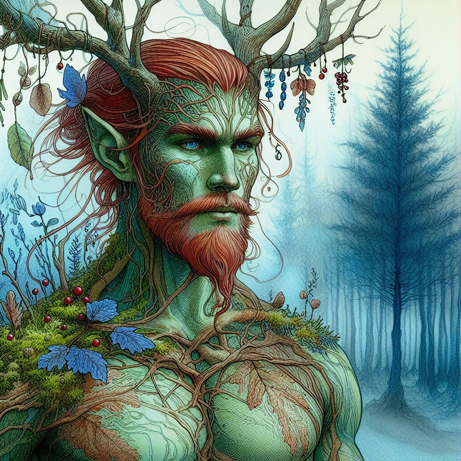 Whimsical WOrlds of Curly Trees & Birds 5 - Payhip