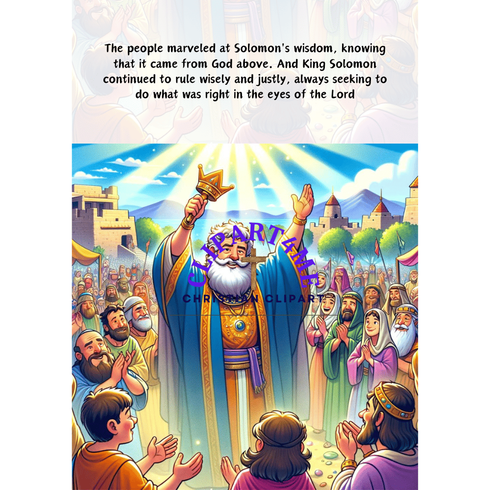 🌟Children’s Bible Stories Collection: Solomon's Wisdom: (illustration ...