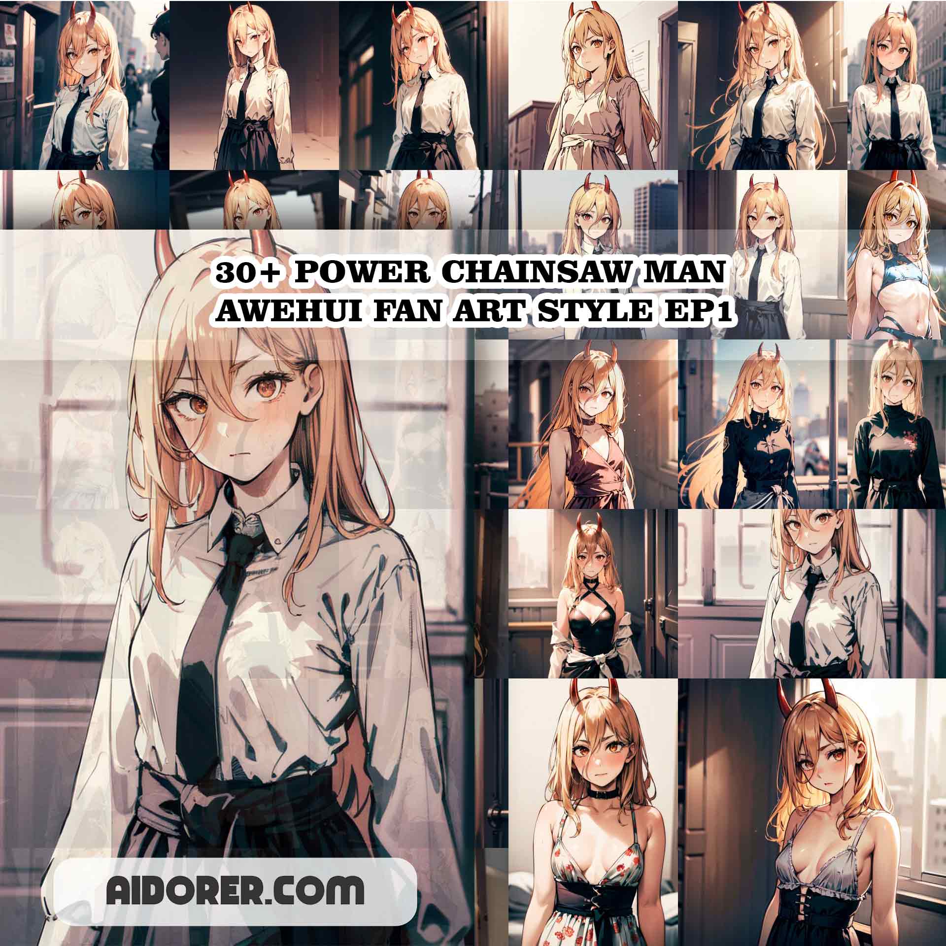 30 POWER CHAINSAW MAN AWEHUI FAN ART STYLE EP1 - Payhip