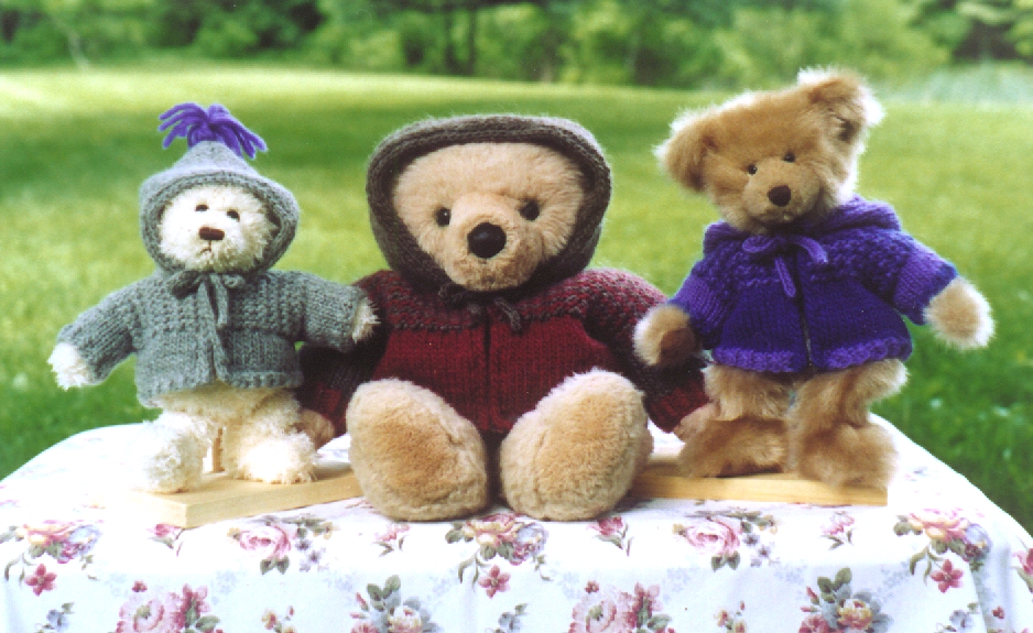 Teddy Bear Sweatshirt Jacket, PDF pattern