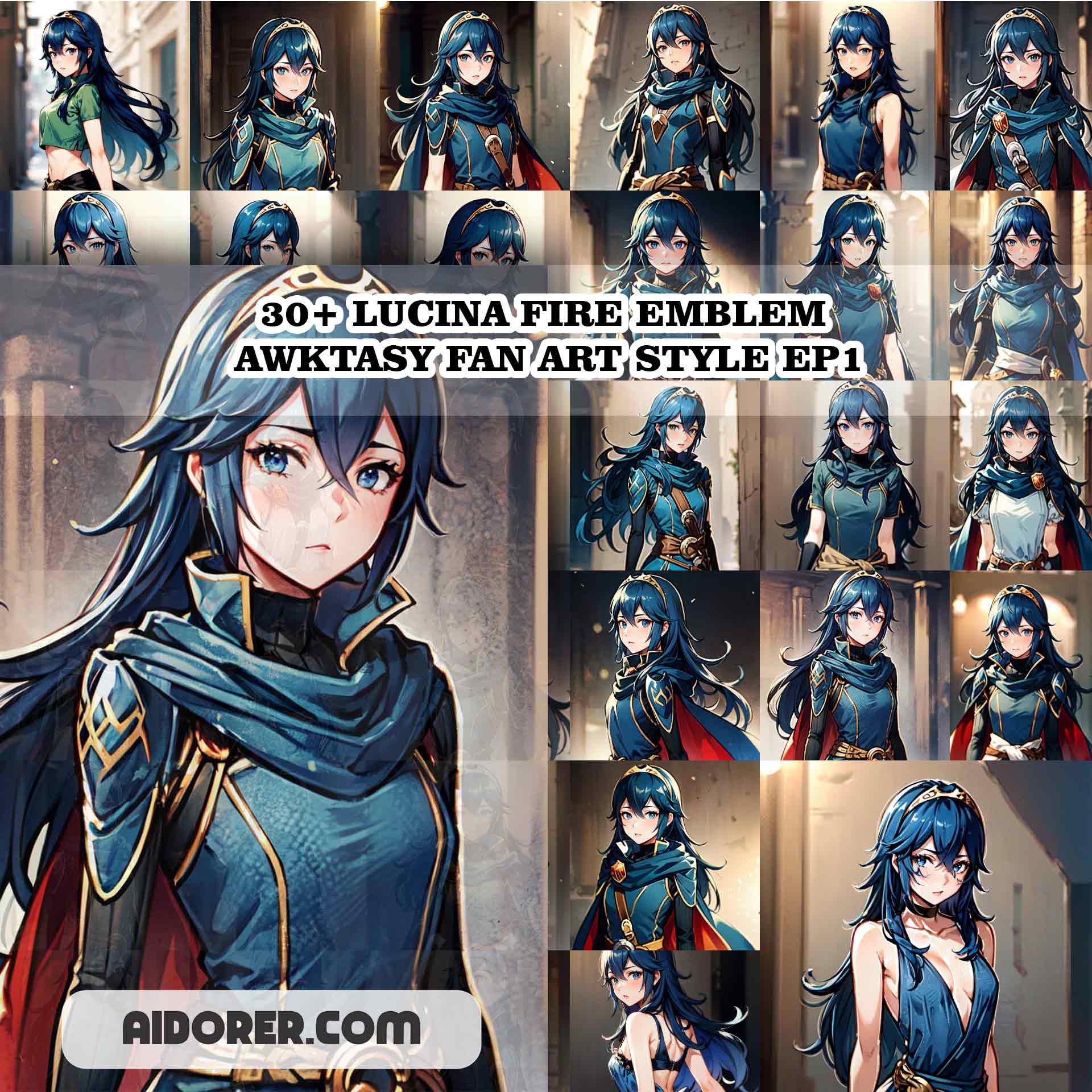 30 LUCINA FIRE EMBLEM AWKTASY FAN ART STYLE EP1 - Payhip