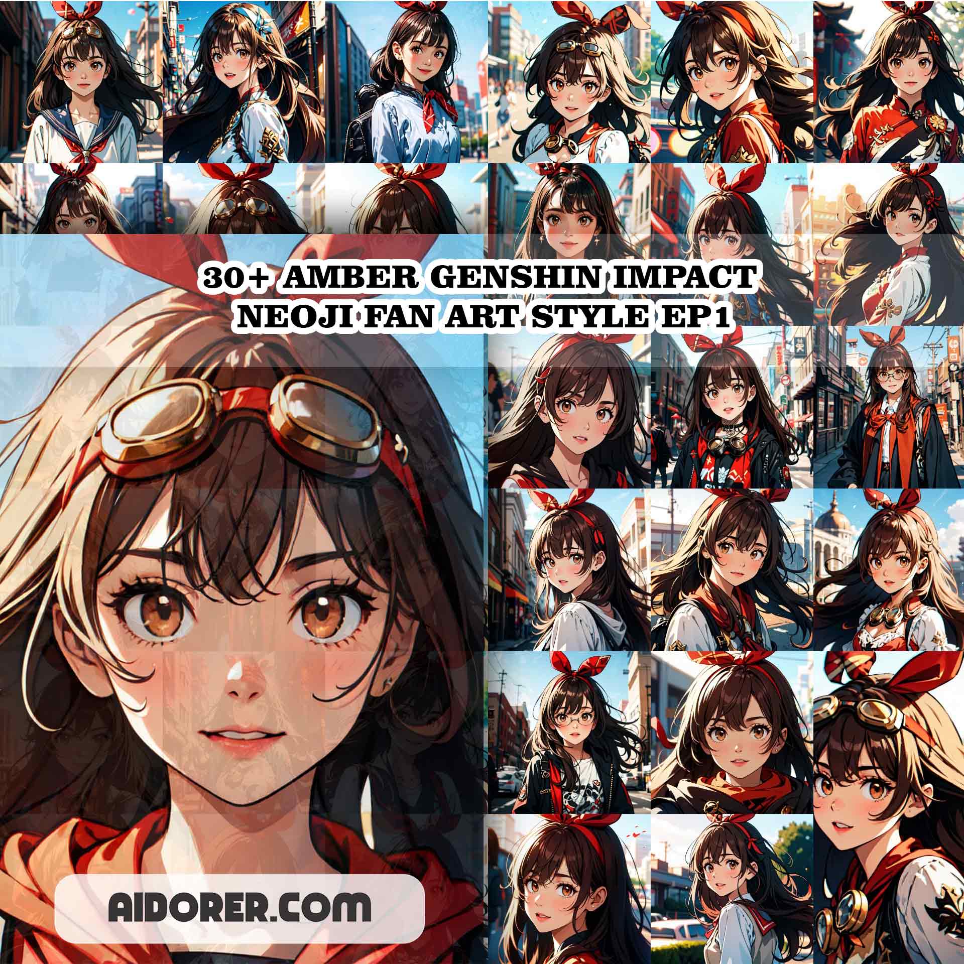 30 AMBER GENSHIN IMPACT NEOJI FAN ART STYLE EP1 - Payhip