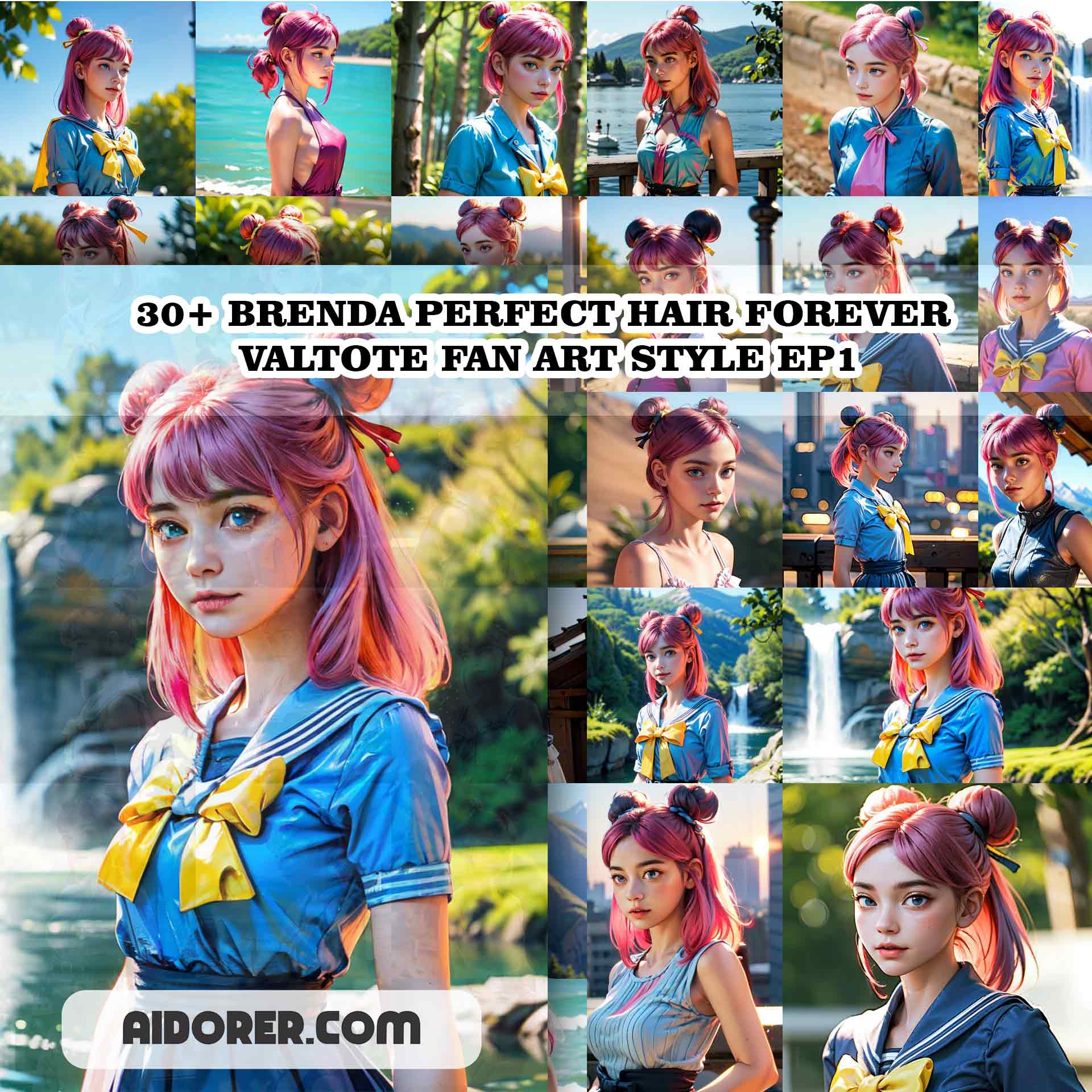 30 BRENDA PERFECT HAIR FOREVER VALTOTE FAN ART STYLE EP1 - Payhip