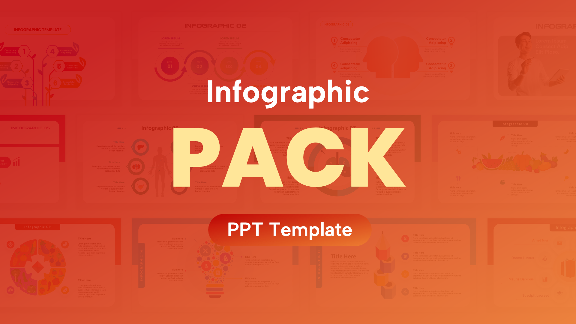 Infographic Pack - PPT Template - Payhip