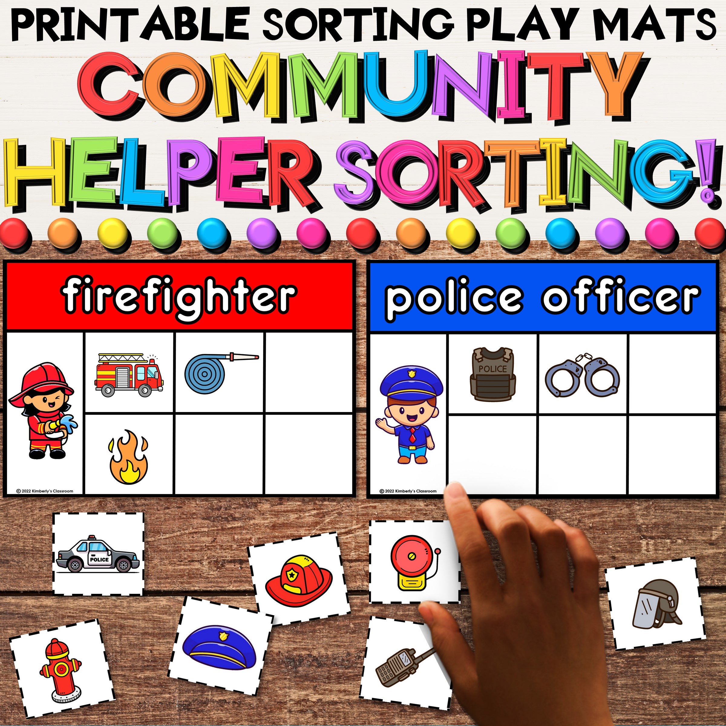 Community Helpers Sorting Centers for Job Exploration & Career ...