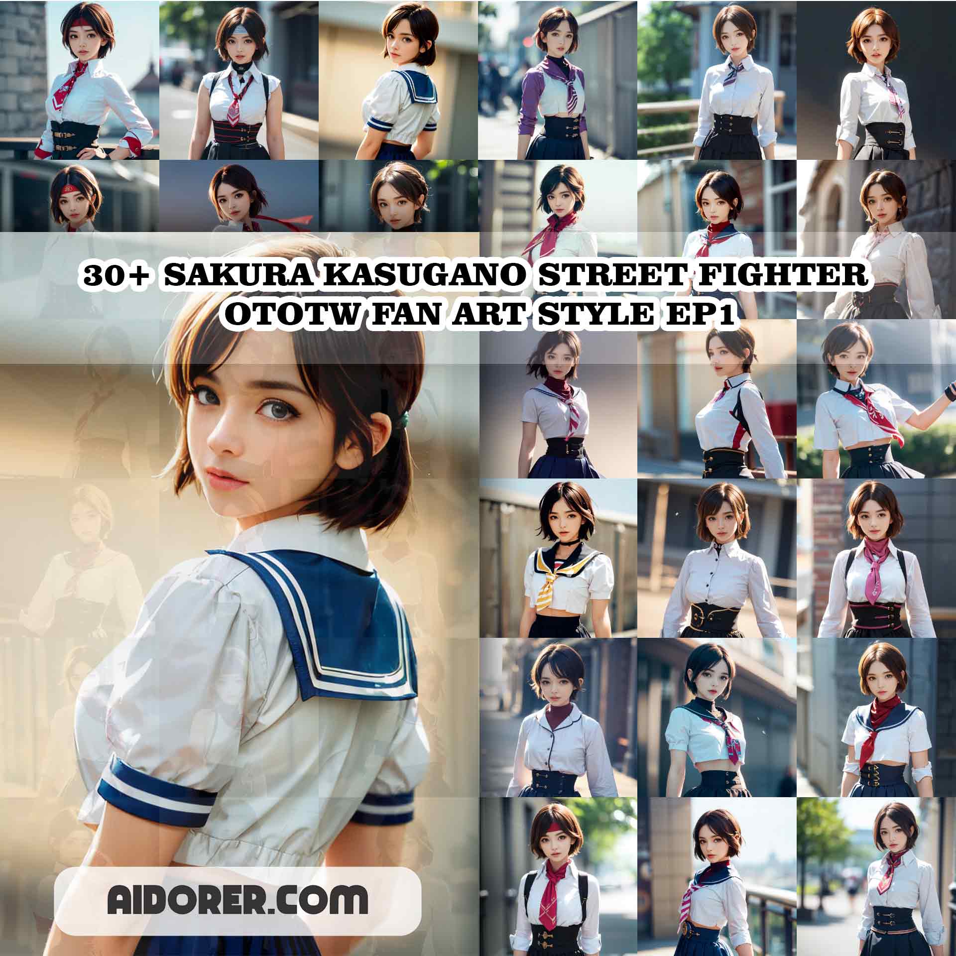 30 SAKURA KASUGANO STREET FIGHTER OTOTW FAN ART STYLE EP1 - Payhip