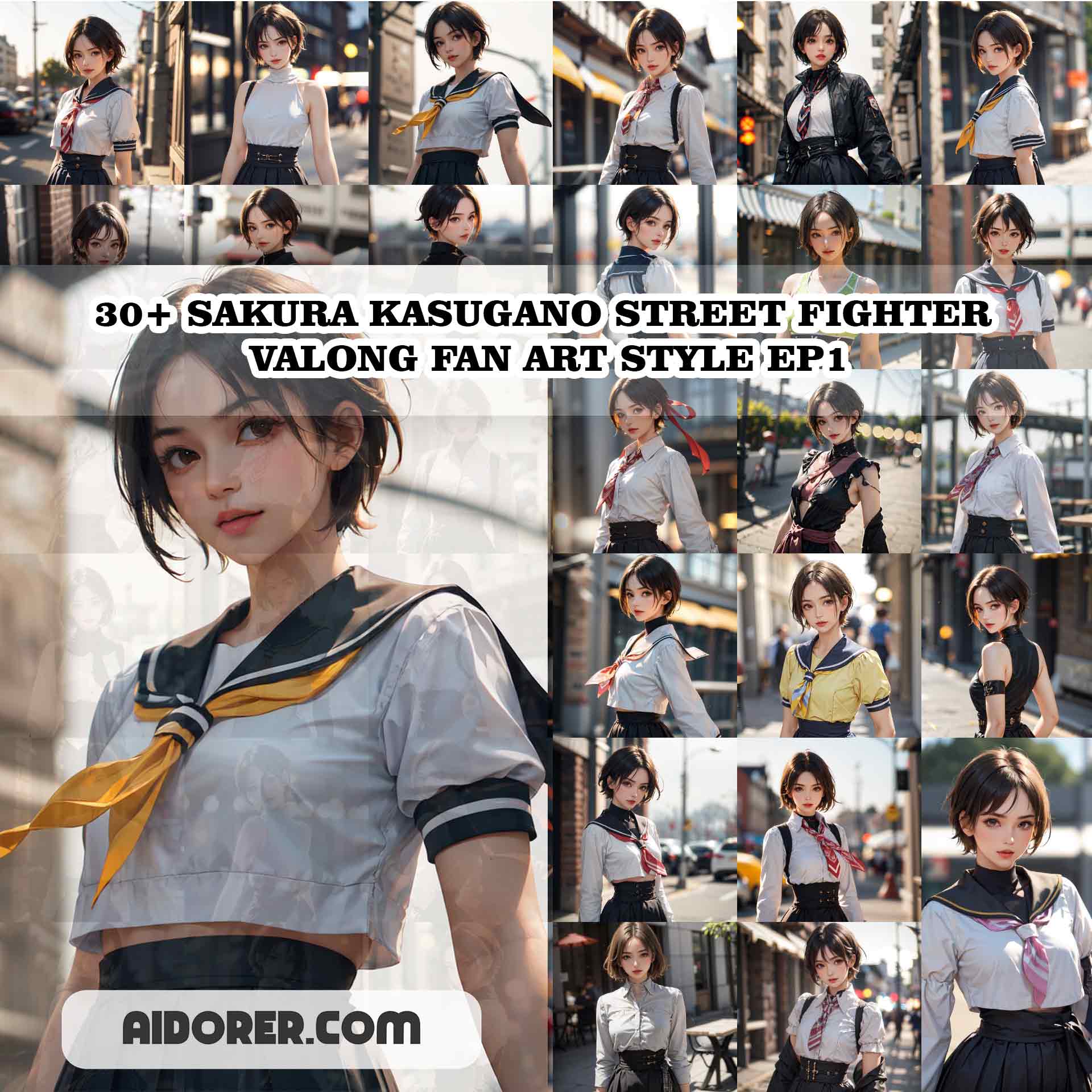 30 SAKURA KASUGANO STREET FIGHTER VALONG FAN ART STYLE EP1 - Payhip