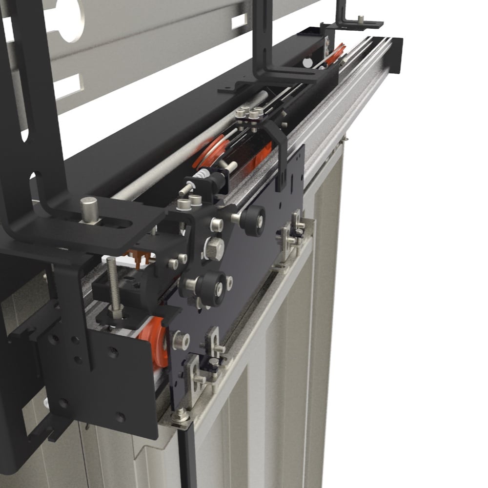 Automatic Elevator Landing / Cabin Door (2 Panel, Telescopic 800)