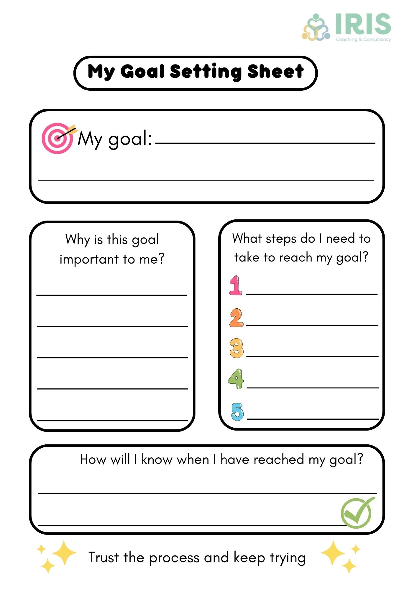 Goal Setting Worksheet - Payhip