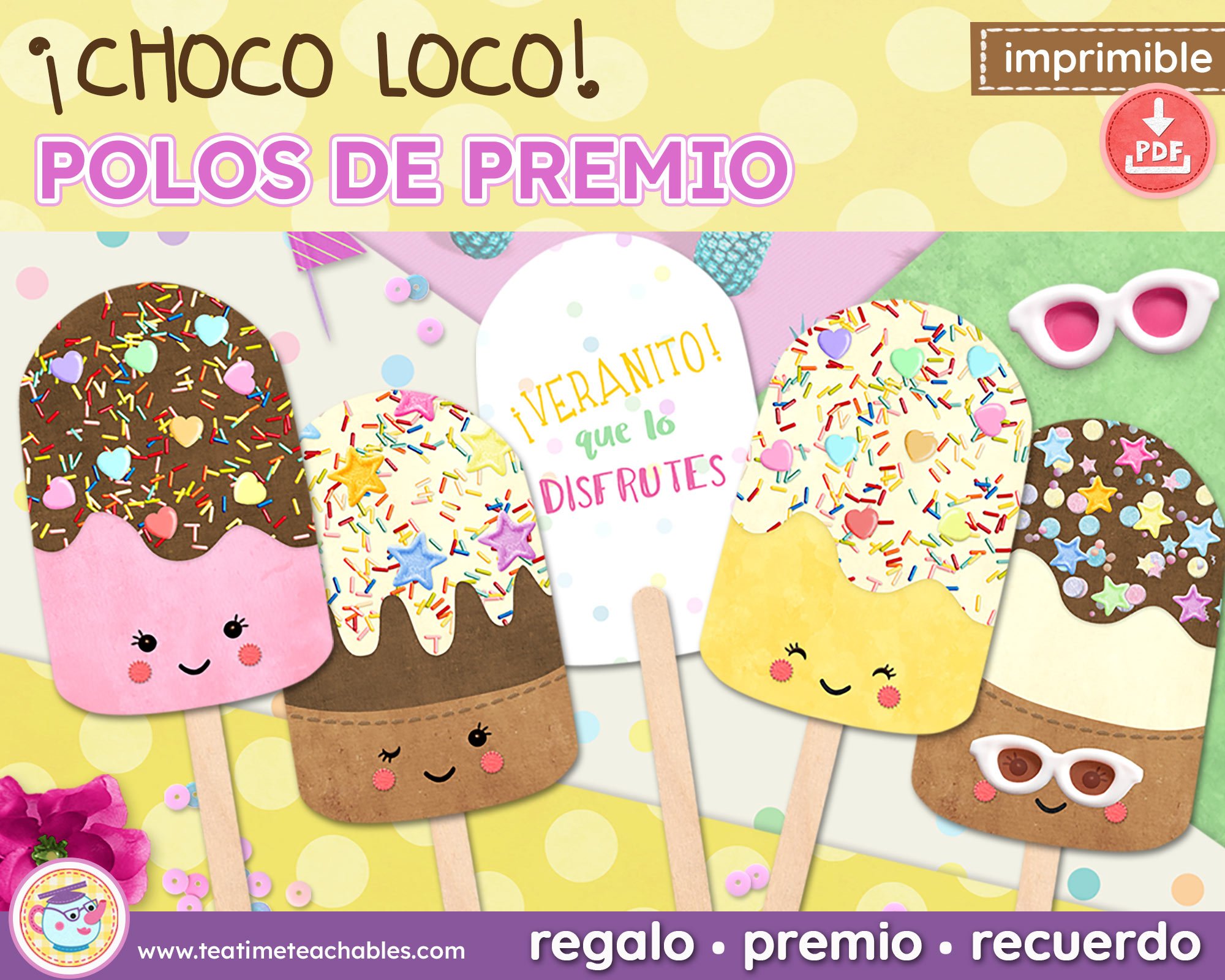 ¡CHOCO LOCO! - Polos Imprimibles - Payhip